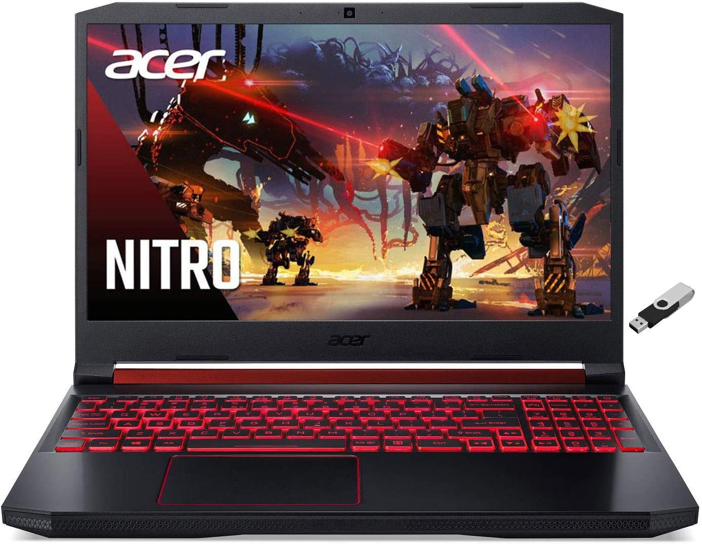 acer AN515 Nitro 5 Gaming Laptop | 15.6" FHD 144 Hz IPS | 10th Intel ...
