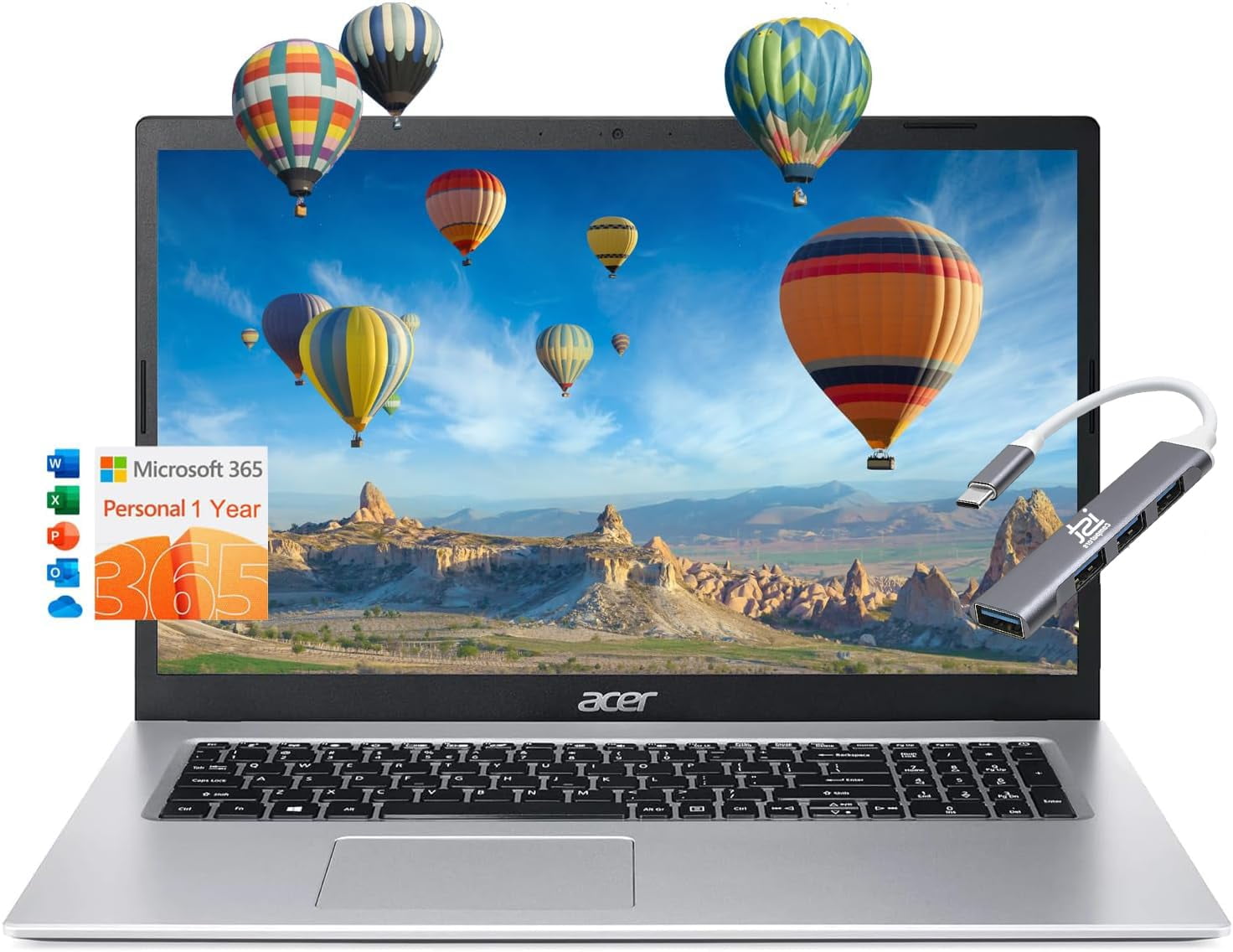 acer Aspire 1 A115-32-C96U Home & Student Slim Laptop (15.6" FHD, Intel ...