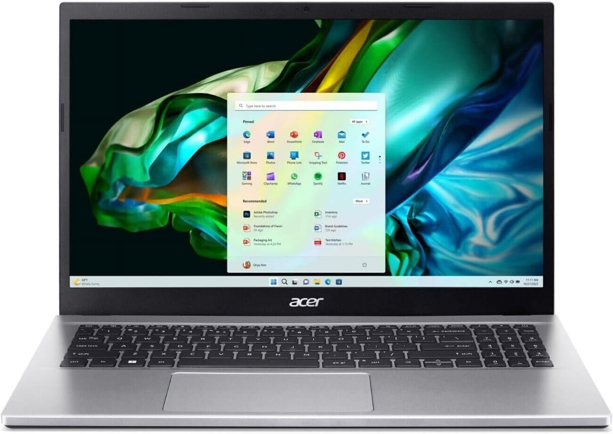acer Aspire 3 15 2023 Laptop, 8-Core AMD Ryzen 7 5700U, 15.6" FHD IPS ...