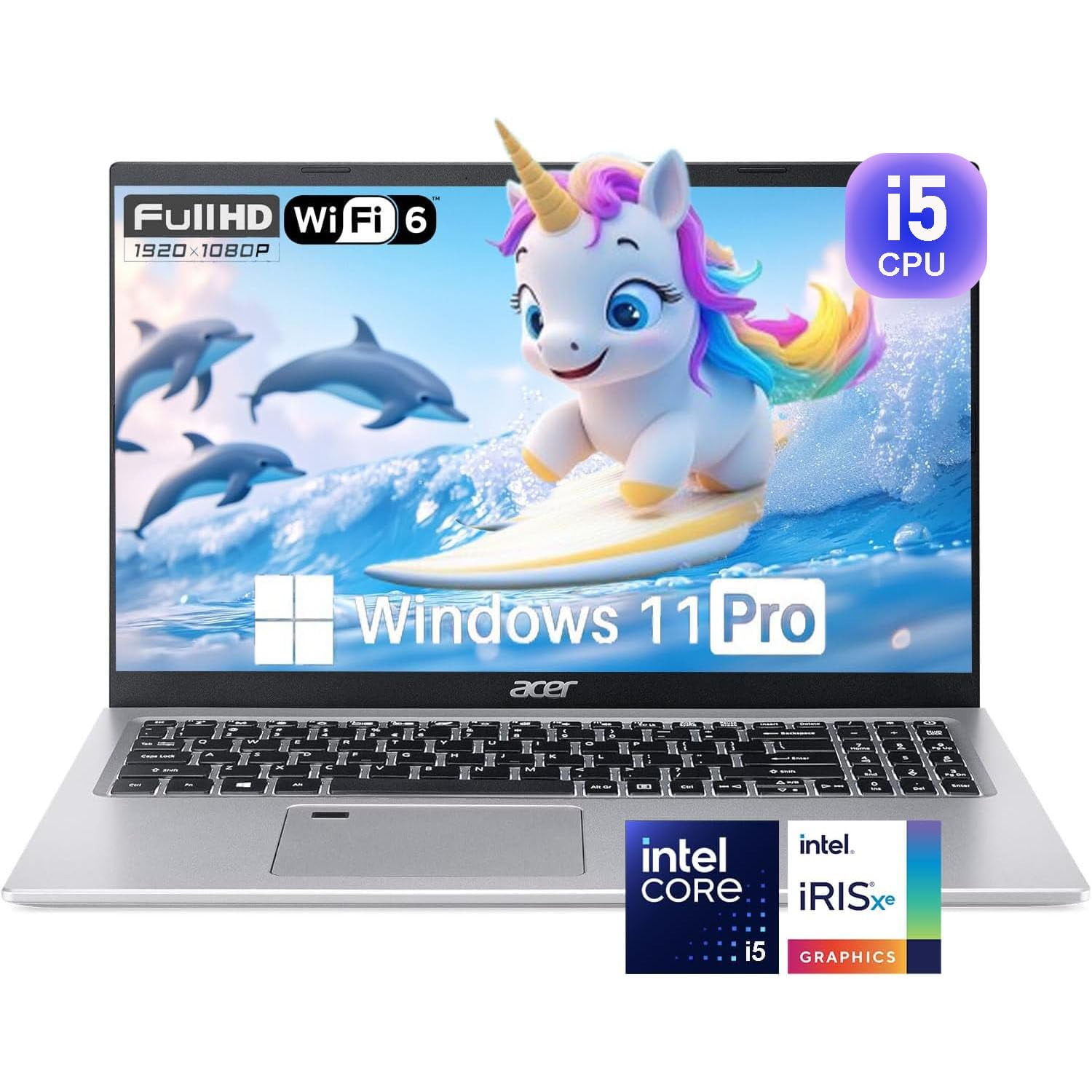 acer Aspire 5 15.6 Full HD Laptop, Intel Core i5-1135G7, IPS Display ...