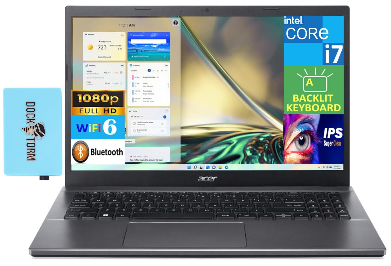 acer Aspire 5 School & Business Laptop 15.6" IPS FHD Display (Intel i7 ...