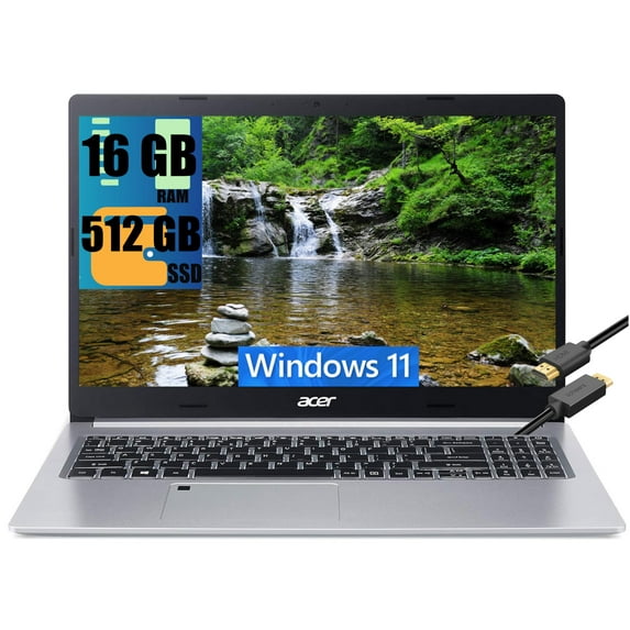 acer Aspire 5 Slim Laptop, 15.6" Full HD, AMD Ryzen 3 3350U Quad-Core ...