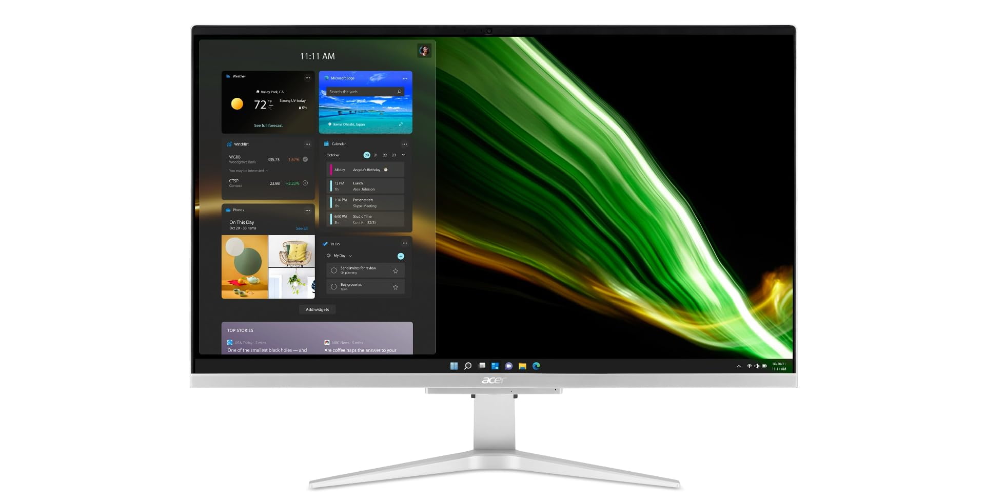acer Aspire All-in-One Desktop 2023 New ~ 27" FHD IPS Intel i5-1135G7 4 ...