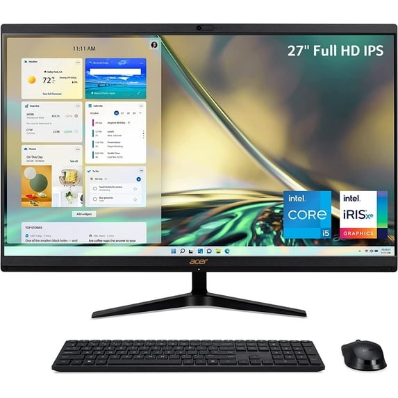 acer Aspire C27-1700-EB11 All-in-One Desktop 2023 New, 27" FHD IPS ...