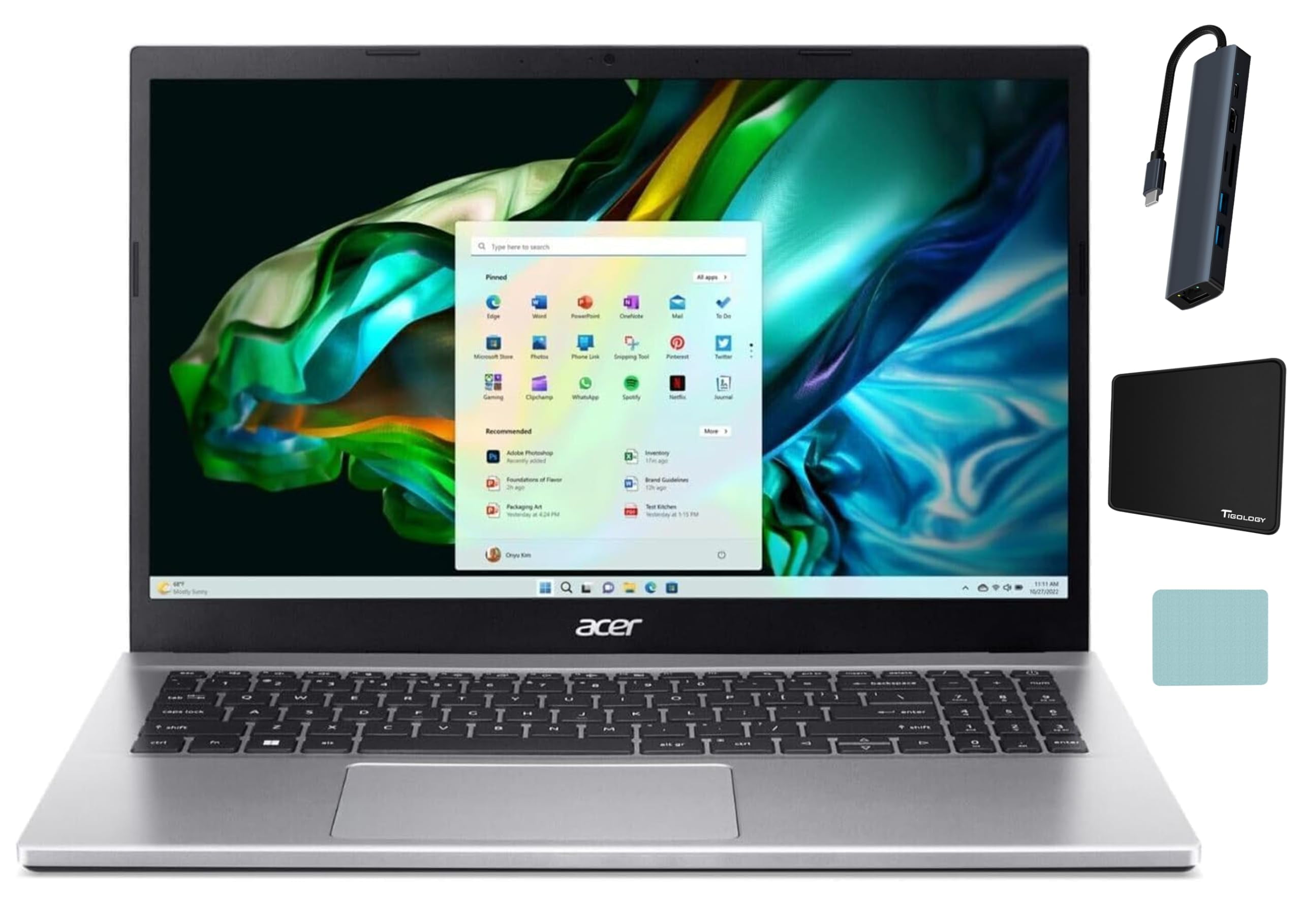 acer Newest Aspire 3 15 Laptop, 15.6'' FHD (1920 x 1080) Display, AMD ...