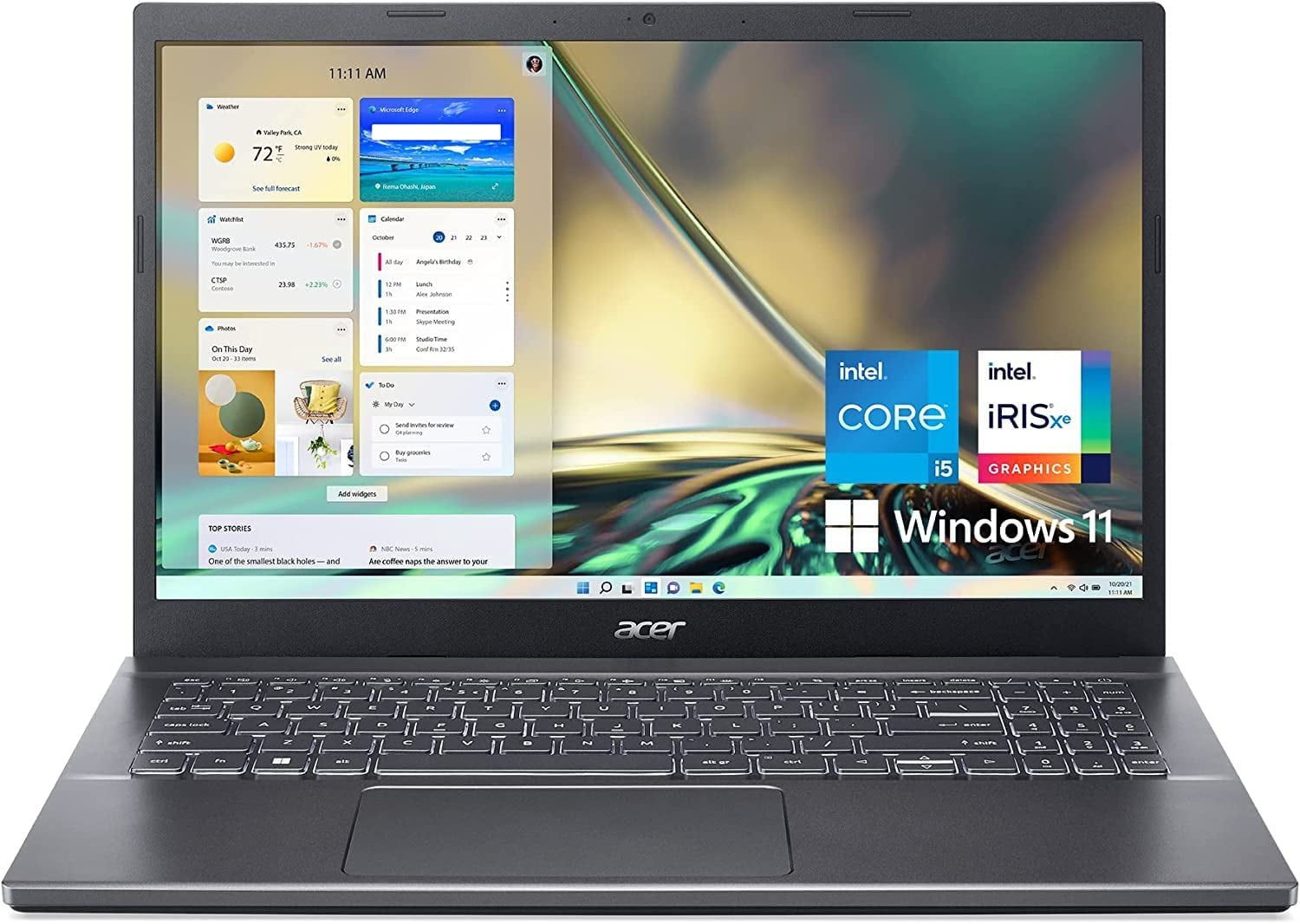acer Newest Aspire 5 15.6" IPS FHD Laptop, Intel i5-1235U 10-Core, 32GB ...