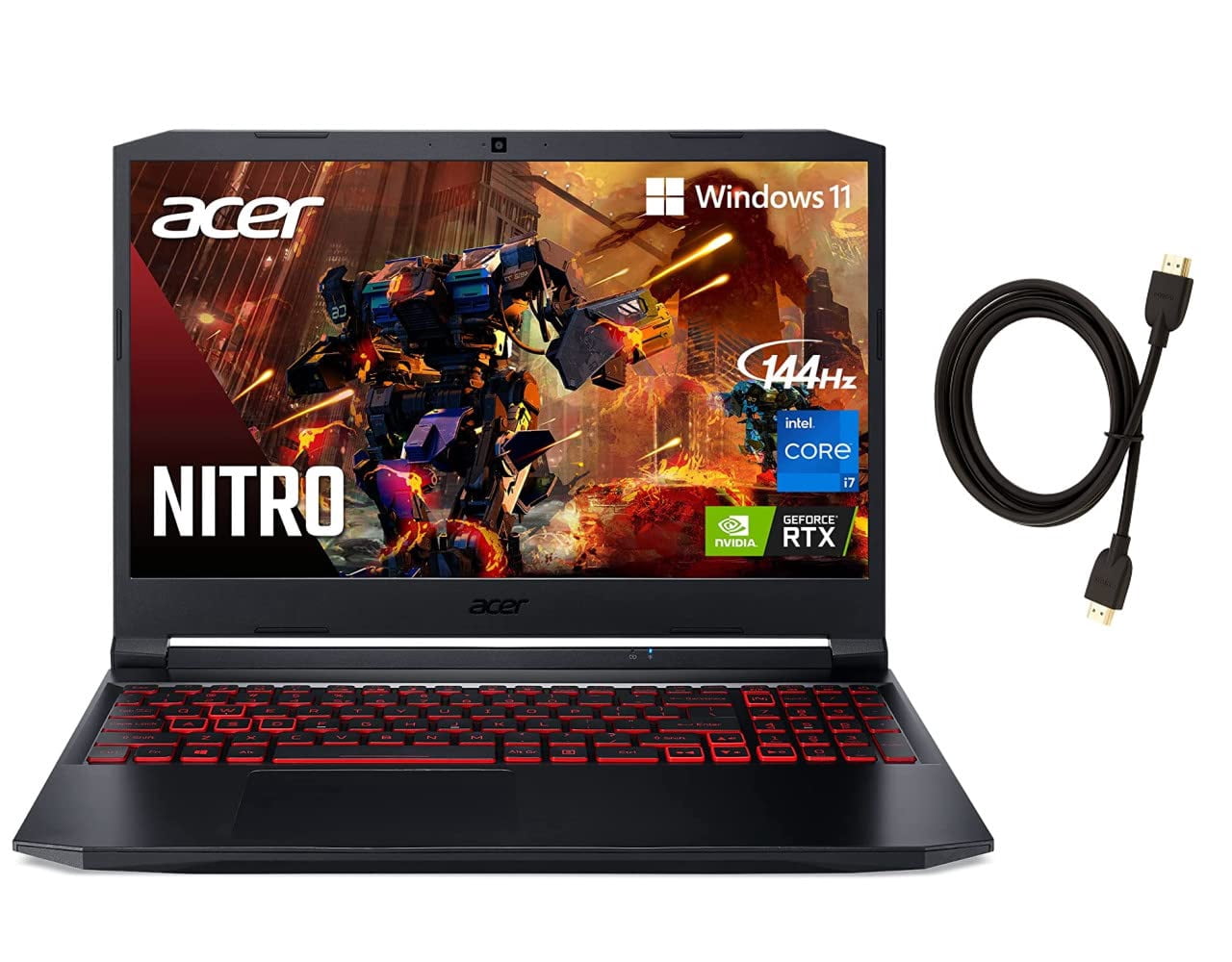 acer Nitro 5 15.6'' FHD IPS 144Hz Display Gaming Laptop | Intel Core i7 ...