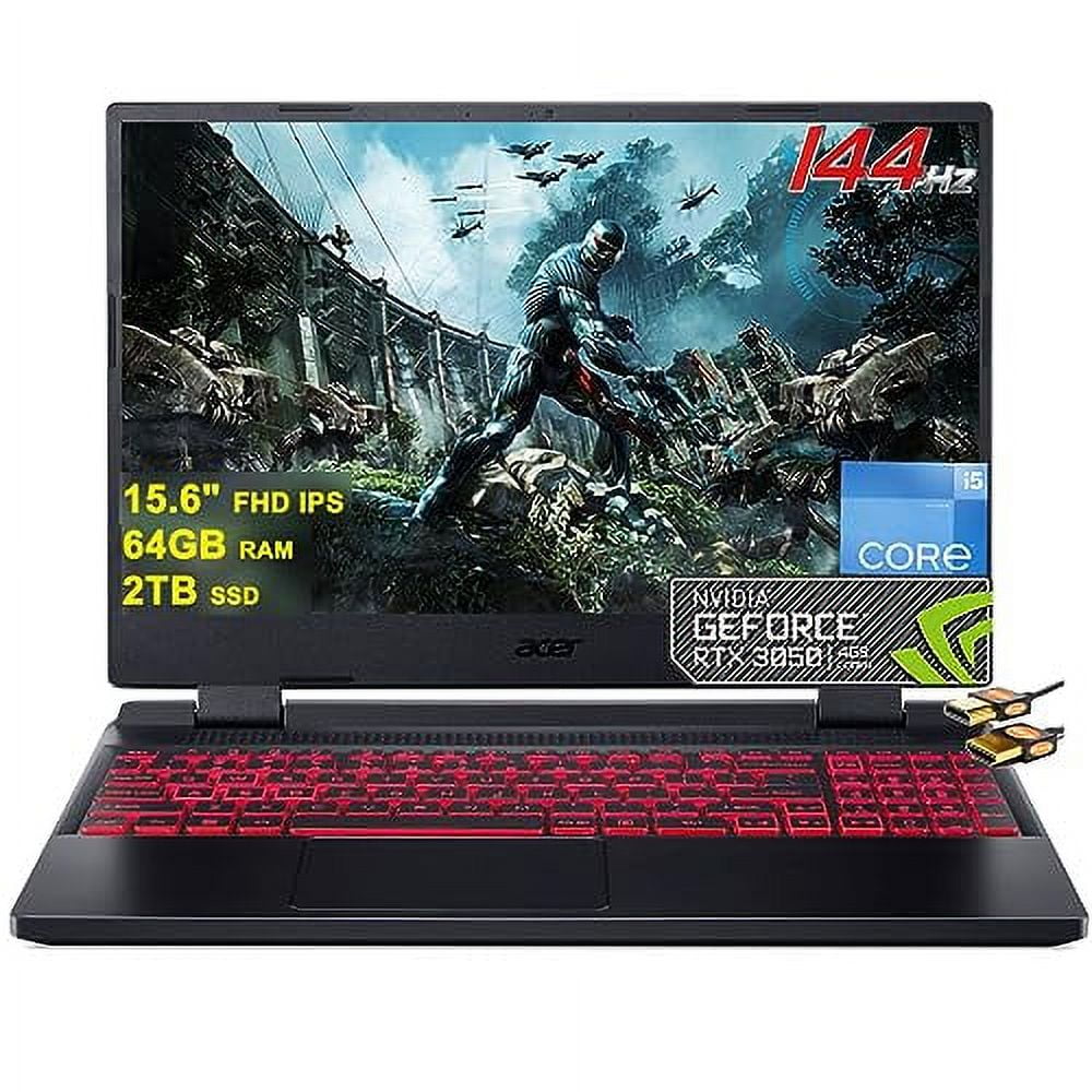 acer Nitro 5 Gaming Laptop 15.6" FHD IPS 144Hz Display 12th Generation ...