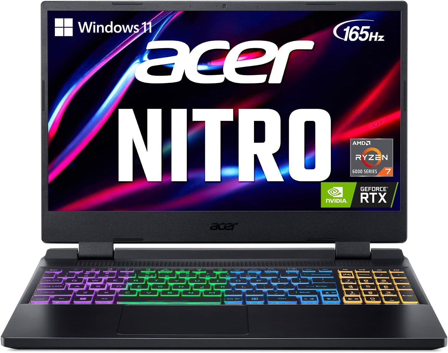 acer Nitro 5 Gaming Laptop 2023 Newest, 15.6" QHD 165Hz Display, AMD ...