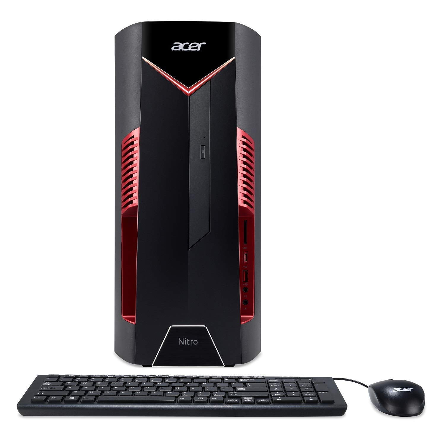 acer Nitro 50 N50-600-UD13 Gaming Desktop, 8th Gen Intel Core i7-8700 ...