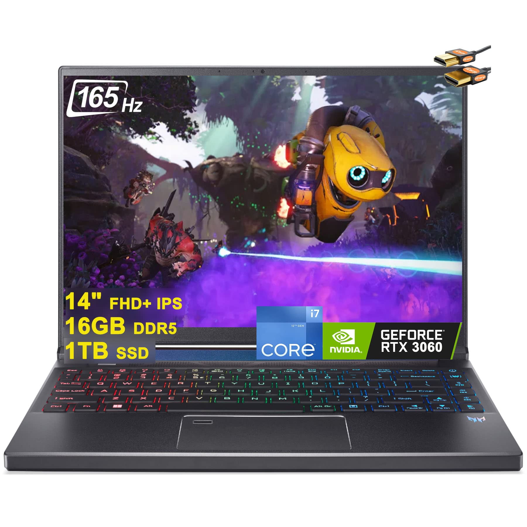 acer Predator Triton 300 SE 14 Gaming Laptop 14" FHD+ IPS 165Hz Intel ...