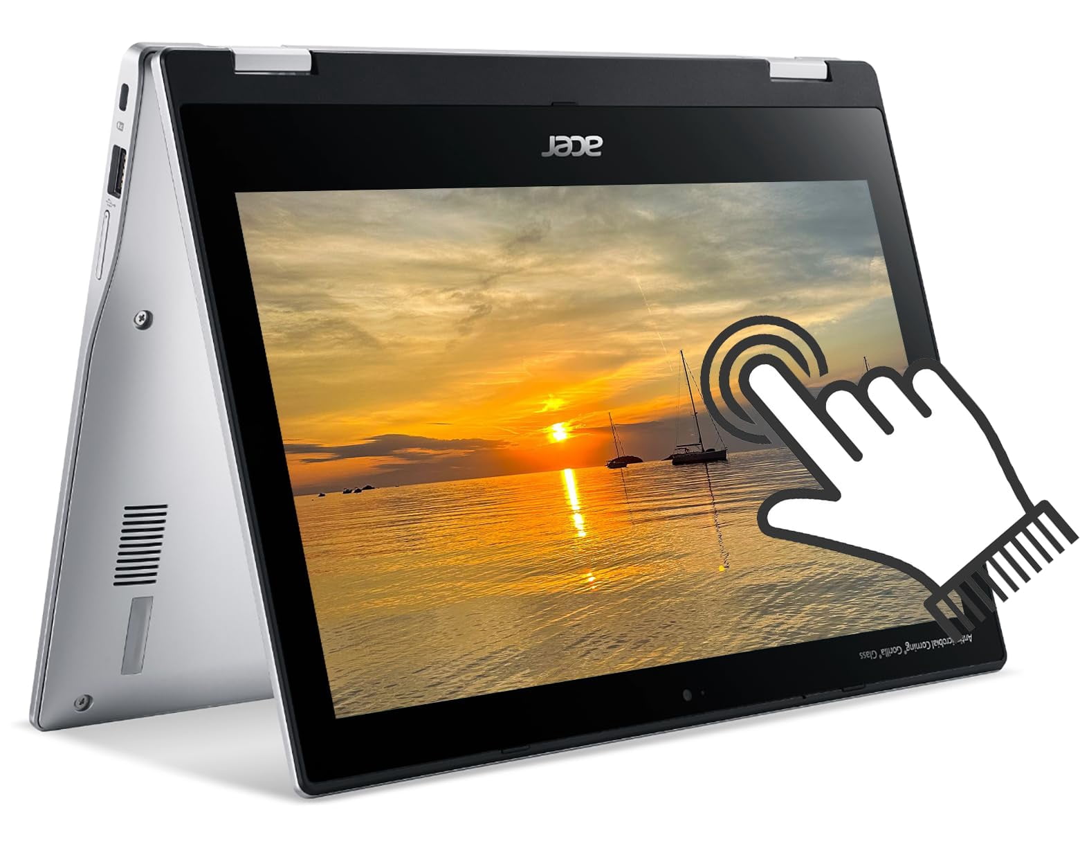 acer Spin 311 11.6" HD IPS Touchscreen Chromebook Laptop, Octa-Core ...