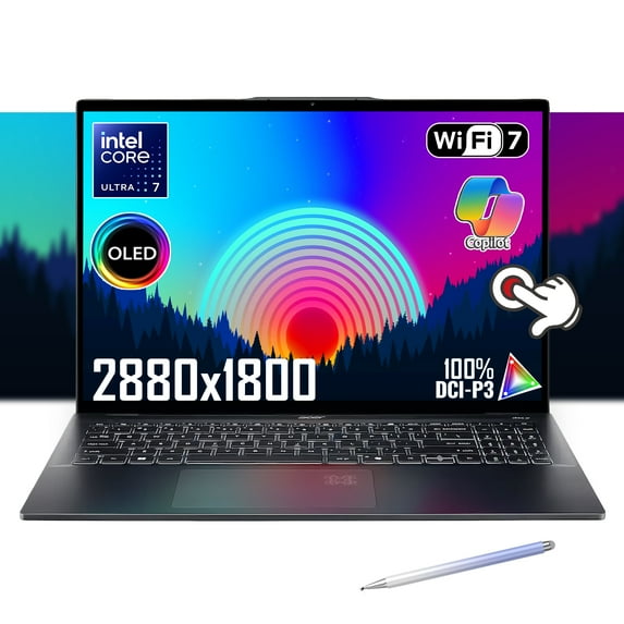 acer Swift 16 AI Copilot+ PC | 16" 3K OLED Touchscreen Laptop | Intel ...