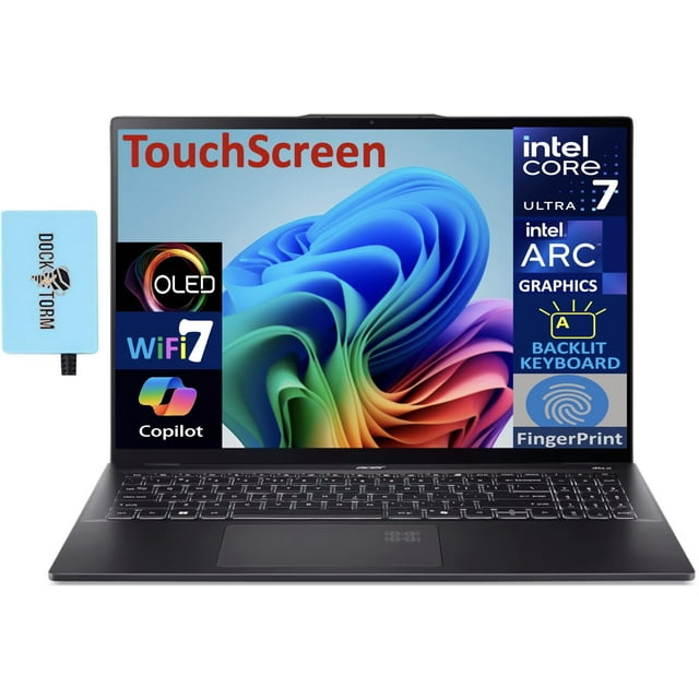 acer Swift 16 AI Laptop Copilot + PC 16.0" Touch OLED 2.8K Display ...