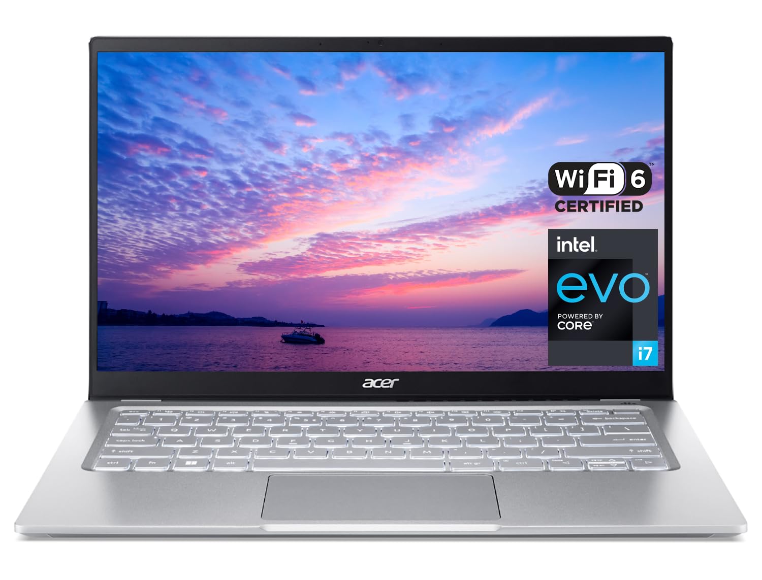 acer Swift 3 14" 100% sRGB QHD Laptop Computer, Intel 12-Core i7-1260P ...