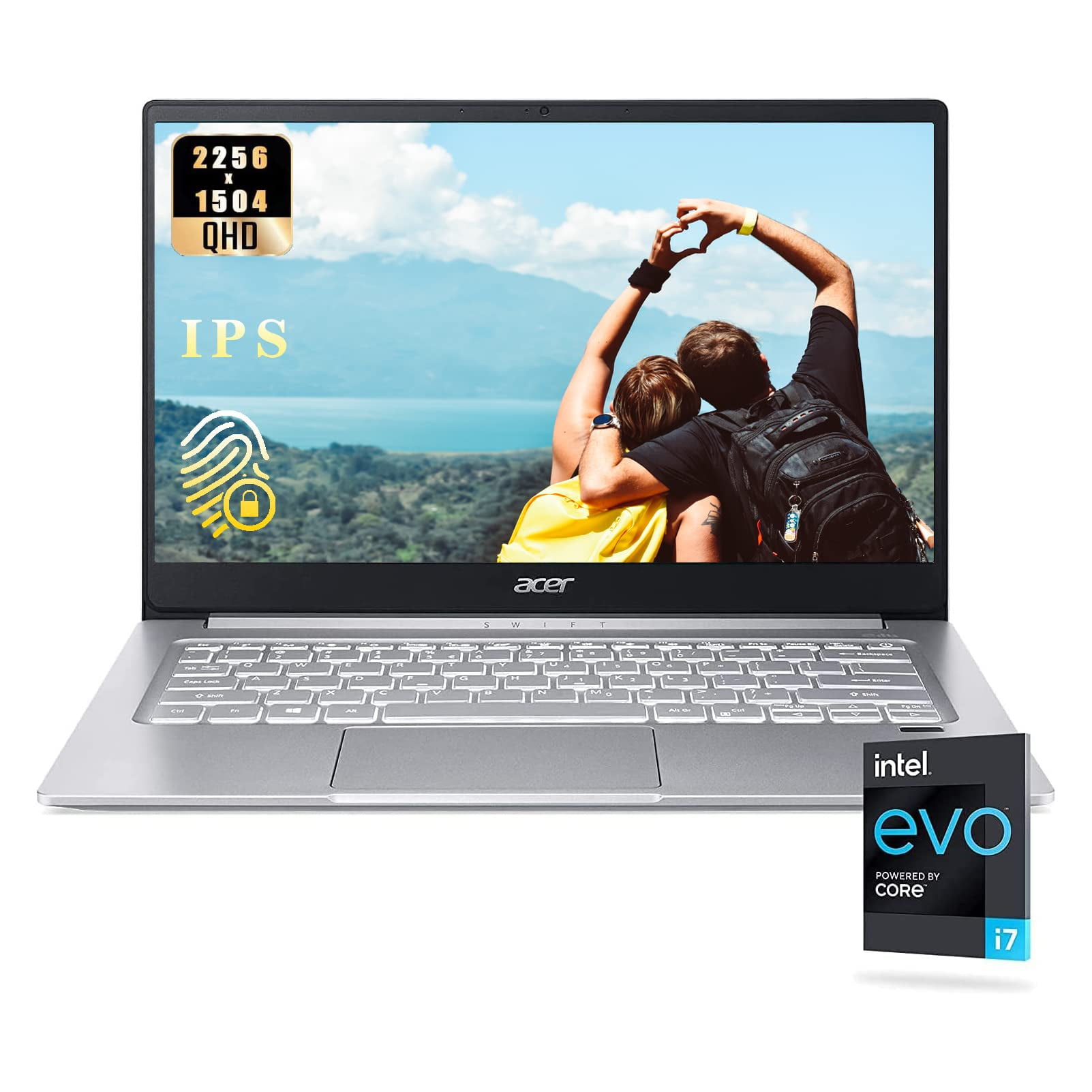 Acer Swift 3 Light Laptop Intel Evo Core I7 1165g7 13 5 2256 X