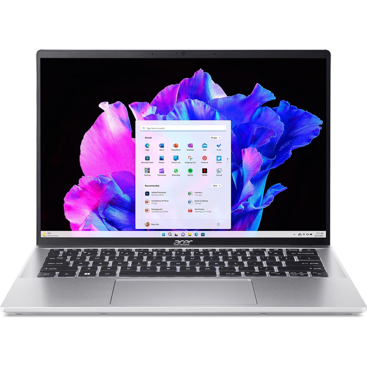 acer Swift Laptop, 14" 1920 x 1200 Touch IPS, Intel Core Ultra 7 ...