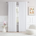 ack Tab/Rod Pocket Bedroom Window Curtains - Pure White Curtains 90 ...