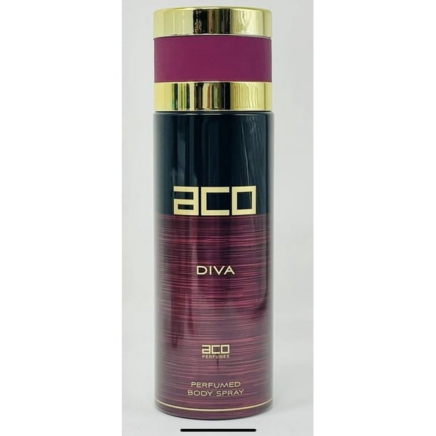 aco DIVA perfumer Body spray 200 ml Expired 2027 made in U.A.E ...