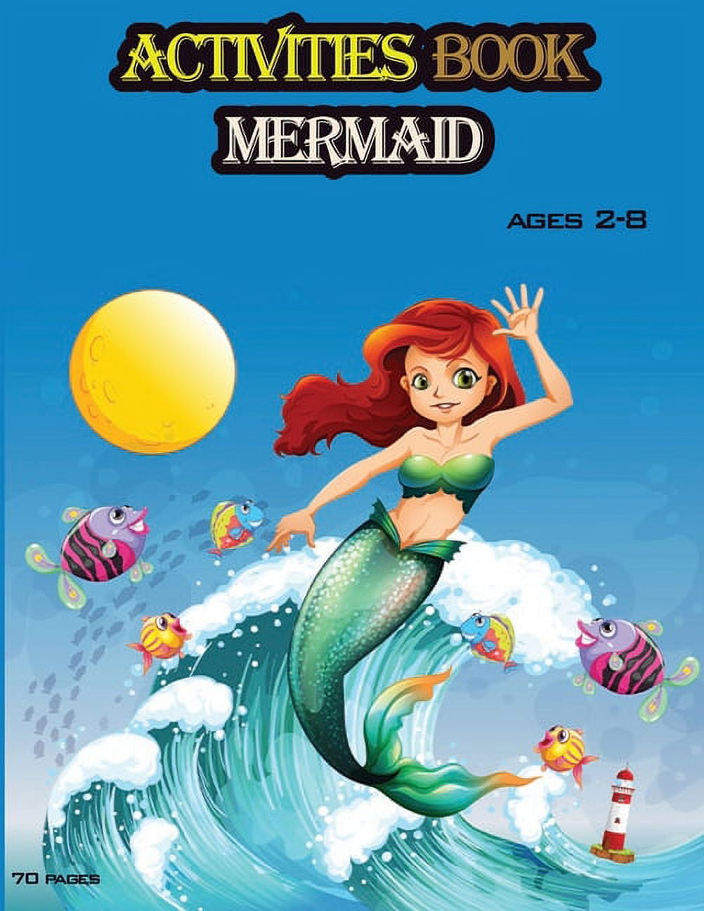activities book Mermaid ages 2_8: Best gift for kids activities book ...