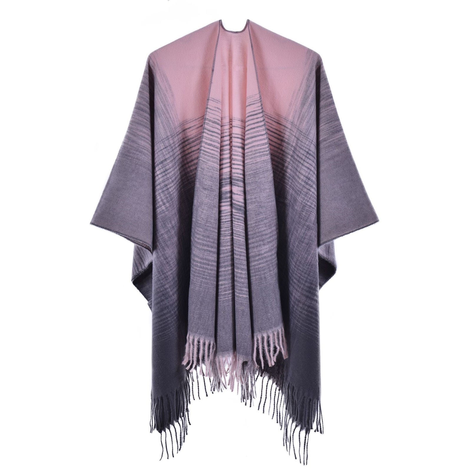 acuever Dark Gray Shawl Wraps for Women Women's Shawl Wrap Sweater Open ...
