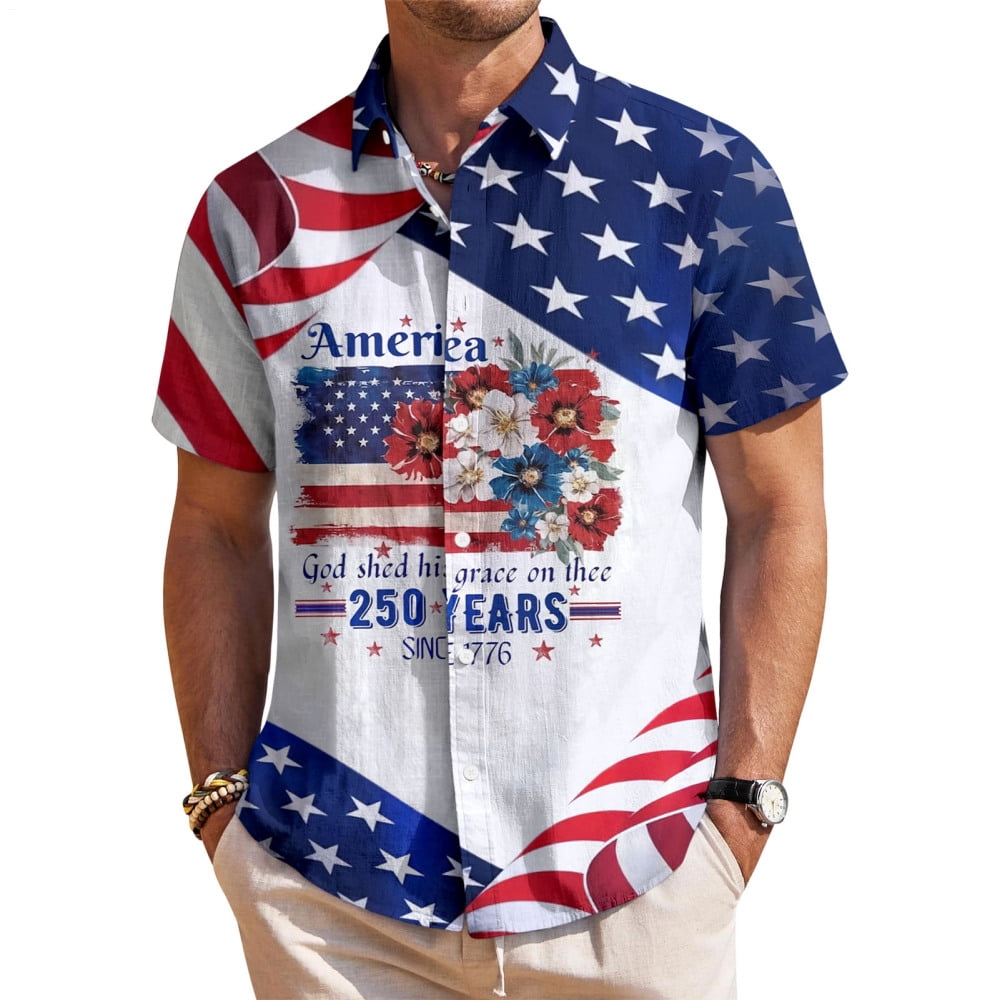 Interesting American Flag Shirts For Men Photos