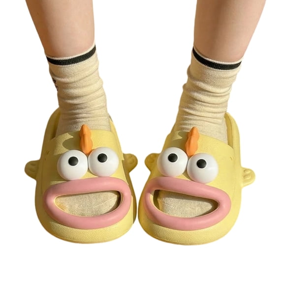 adaychics Funny Slippers Open Toe Anti Slip Cute Animal Slippers Summer ...