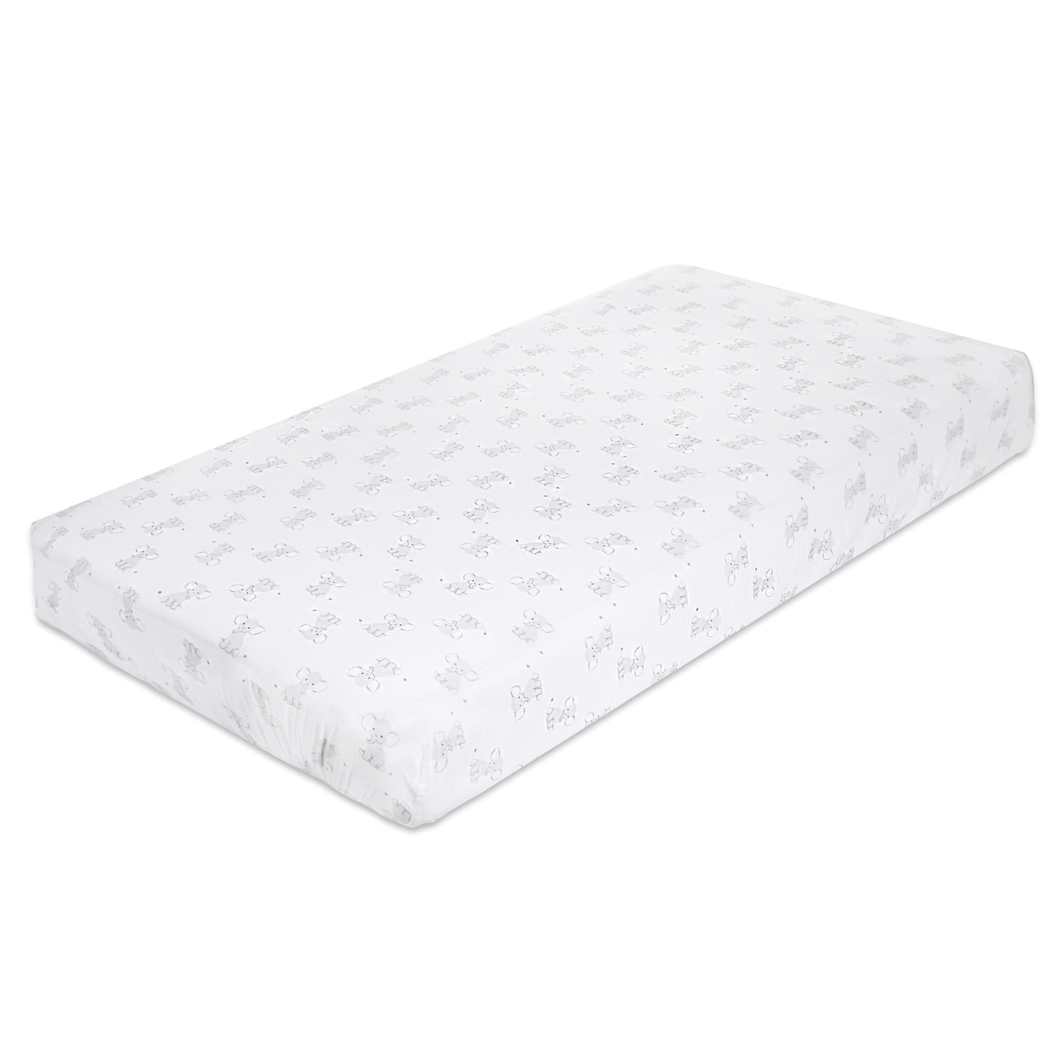 aden + anais essentials crib sheet, safari babes- elephant - Walmart.com