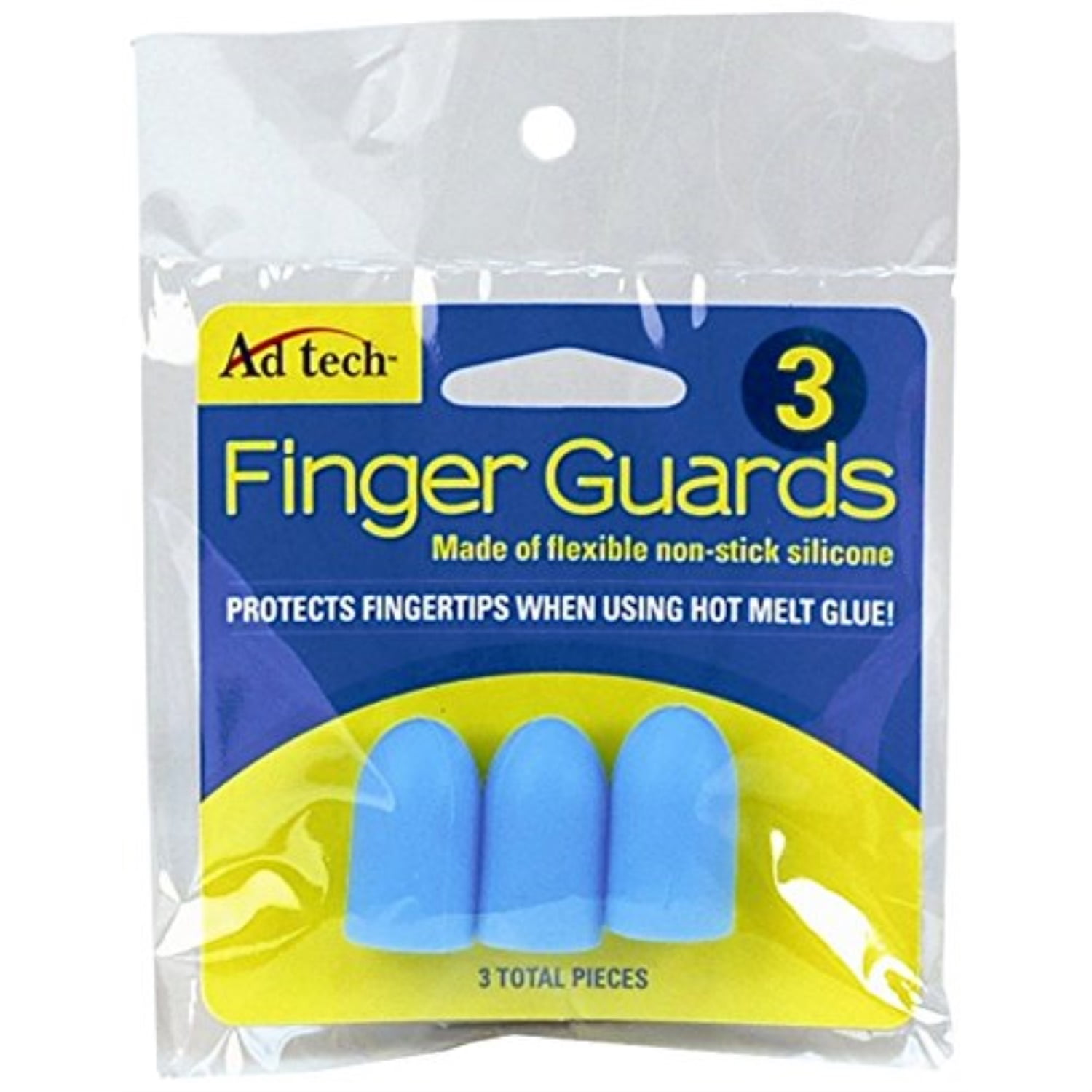 adhesive technologies 5707 adtech 3-pack silicone finger guards - hot ...