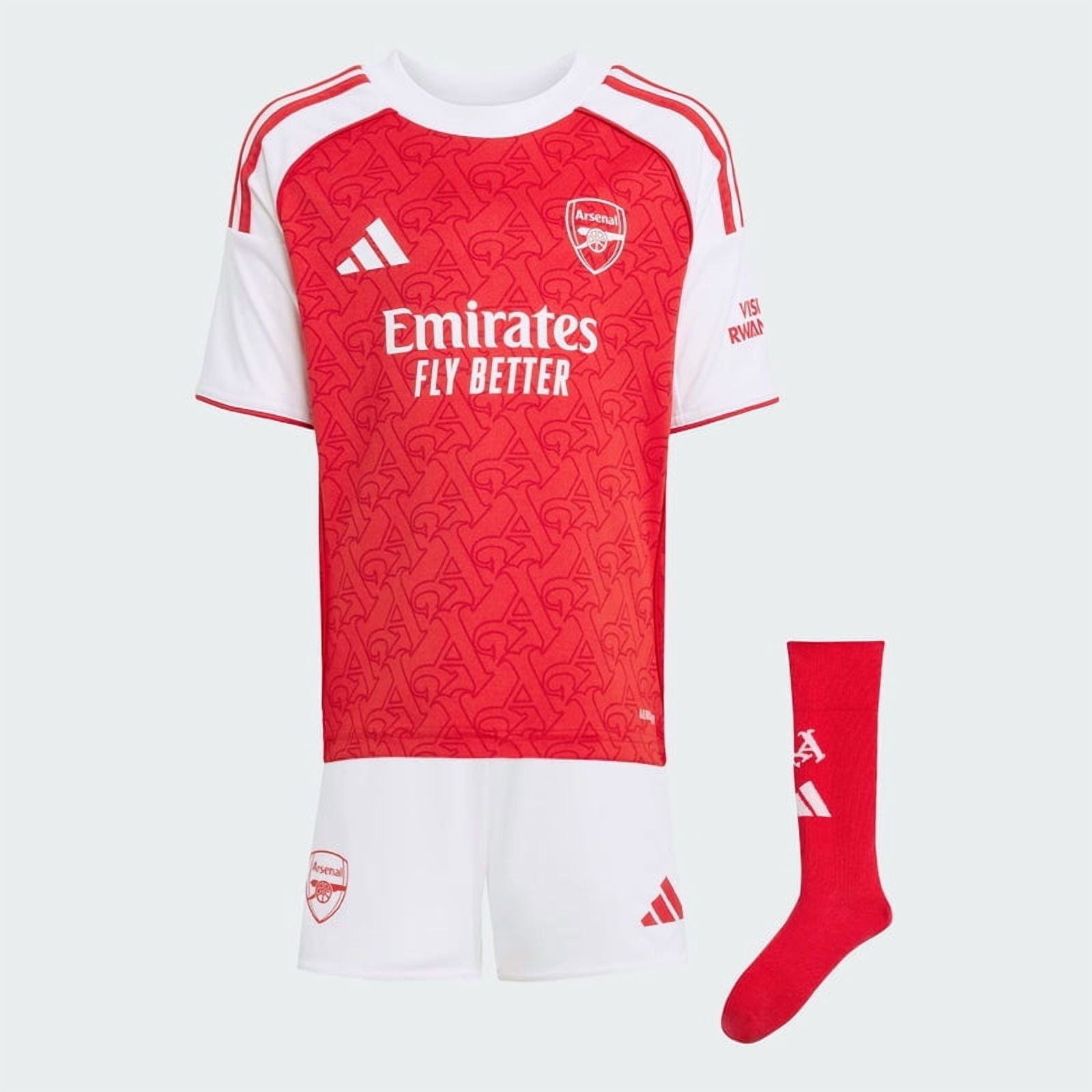 adidas Arsenal FC Home Children's Mini Kit Set 25/26 (2T) - Walmart.com