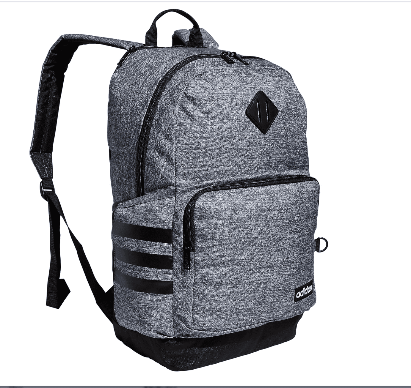 adidas Classic 3S 4 Backpack, Jersey Onix Grey/Black, One Size - Walmart.com