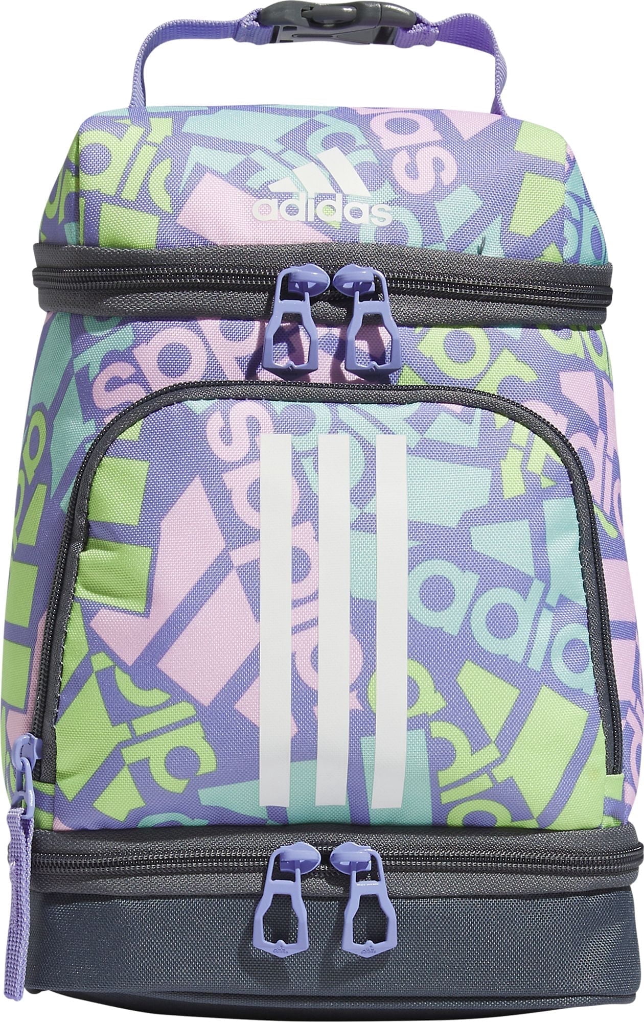 adidas Excel 2 Lunch Bag with Insulated Compartment (Multicolor/Purple ...