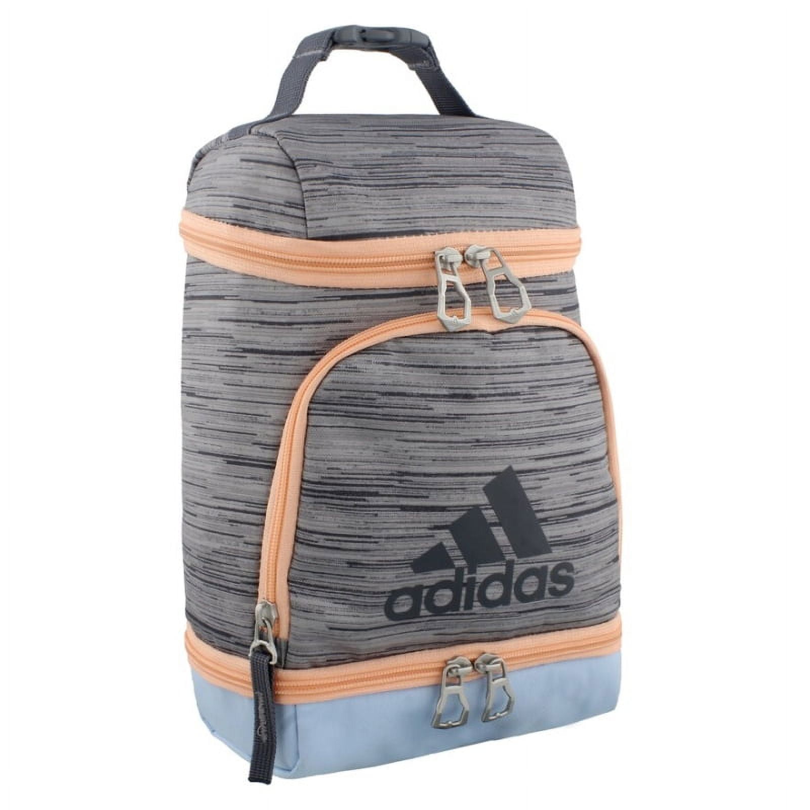 adidas Excel Lunch Bag, Lopper Grey Two/Glow Blue/Glow Pink/Onix, One ...