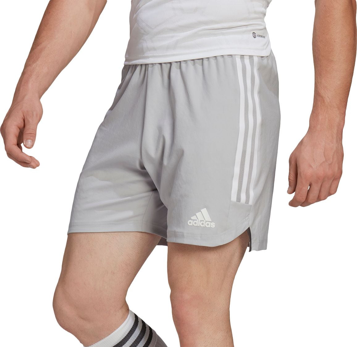 adidas Men's Condivo 22 Match Day Shorts (Grey/White, XL) - Walmart.com