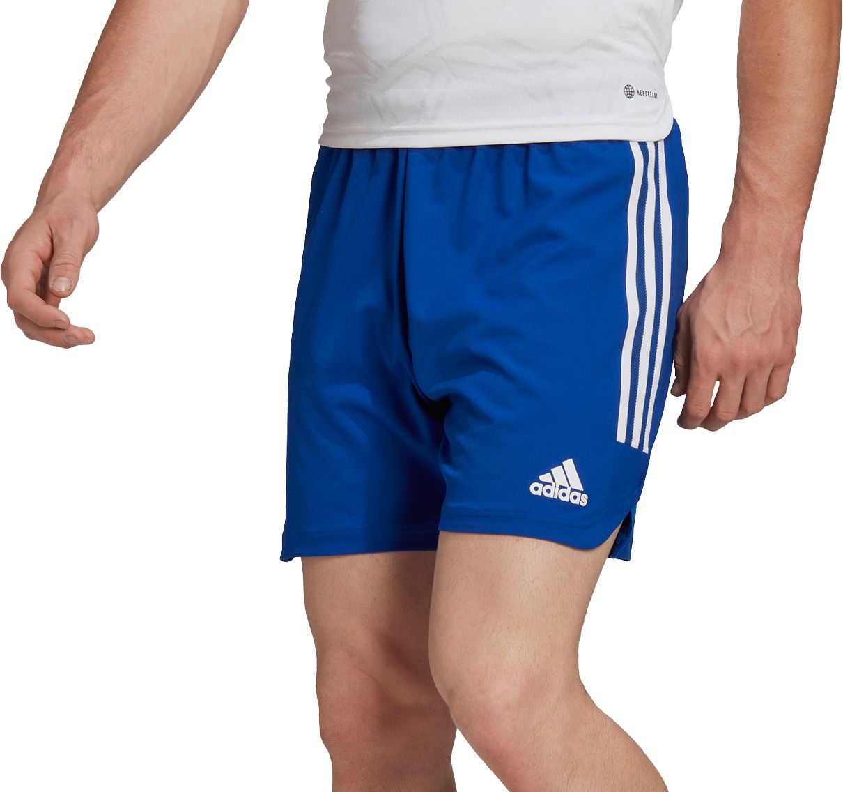 adidas Men's Condivo 22 Match Day Shorts (Royal/White, S) - Walmart.com