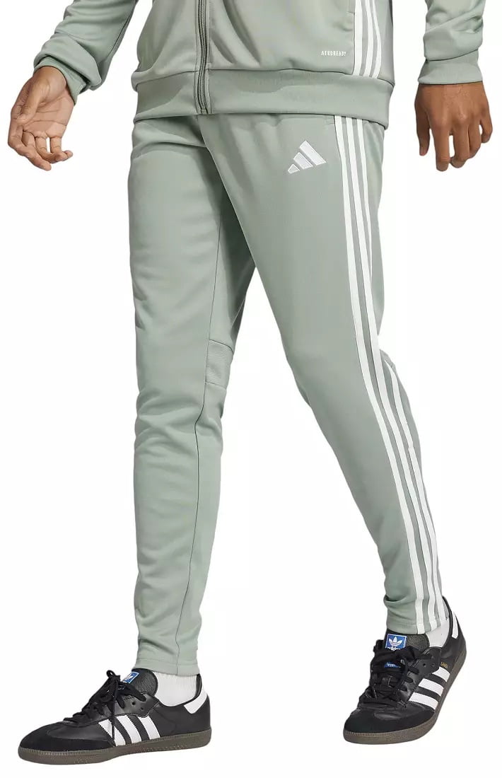 adidas Men's Tiro 25 Essentials Track Pants (Silver Green/White, Small ...