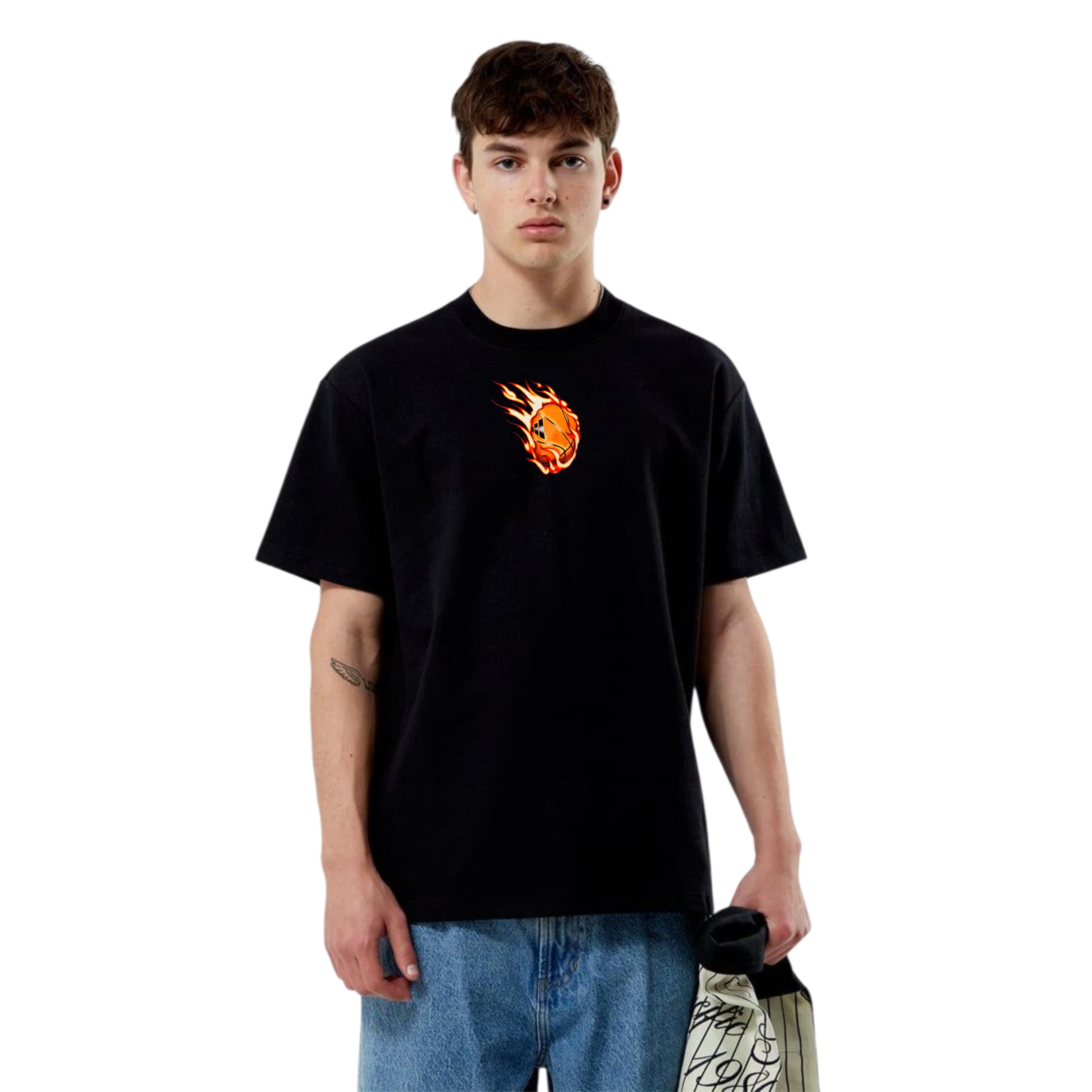 adidas Mens On Fire Graphic Basketball Sport T-Shirt, for men & women ...