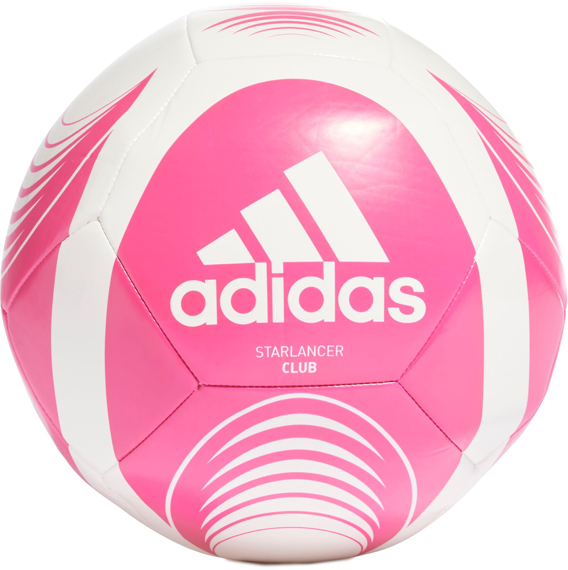 adidas Starlancer Club Soccer Ball (White/Pink, 4) - Walmart.com