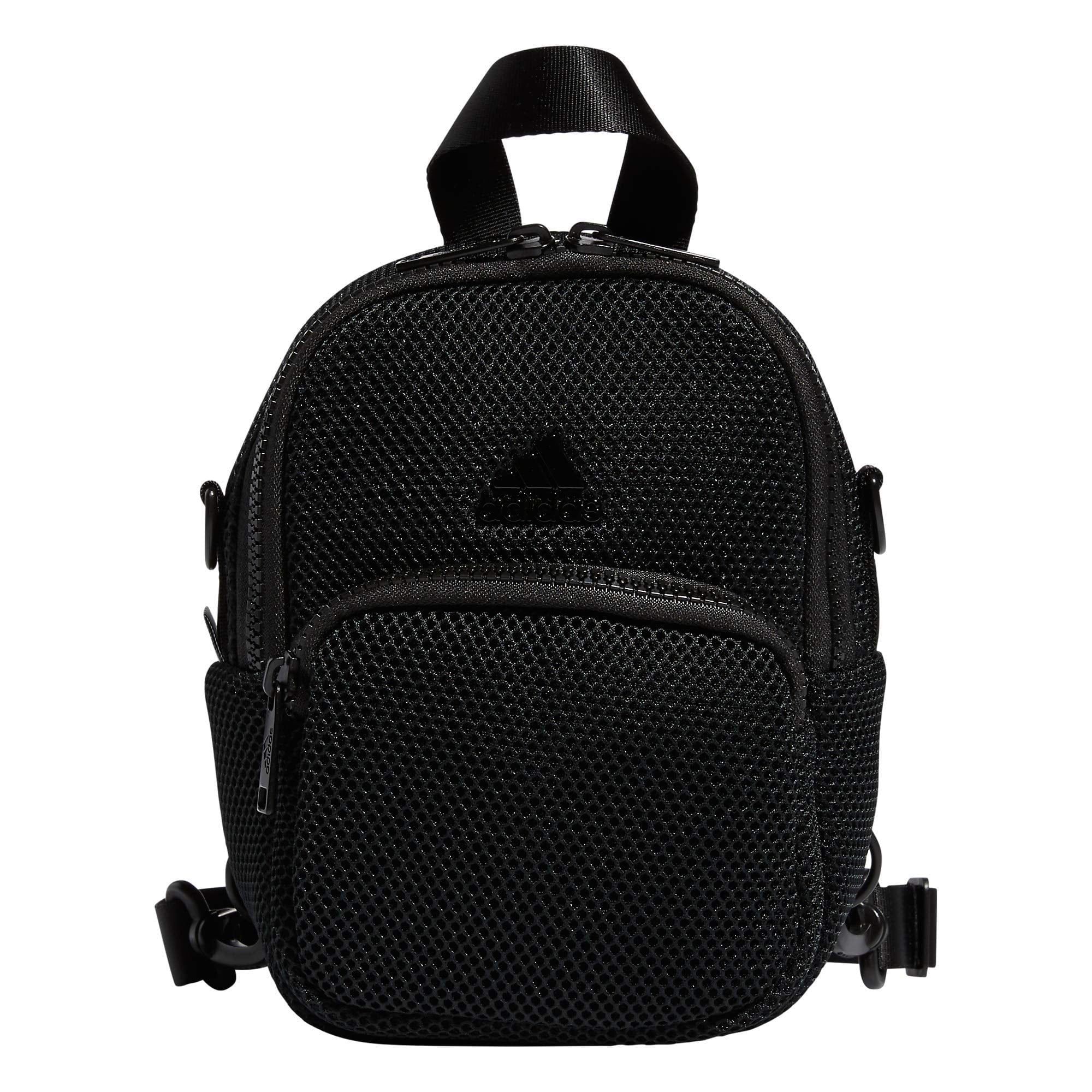 adidas Women's Airmesh Convertible Mini Backpack-Crossbody Bag, Black ...