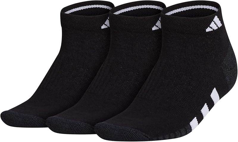 adidas Women's Cushioned Low Cut Socks with Arch Compression (3 Pairs ...