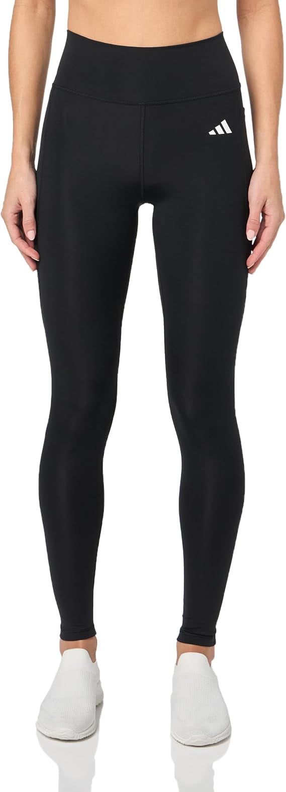 adidas Women's Optime Essentials Stash Pocket Full-Length Leggings ...