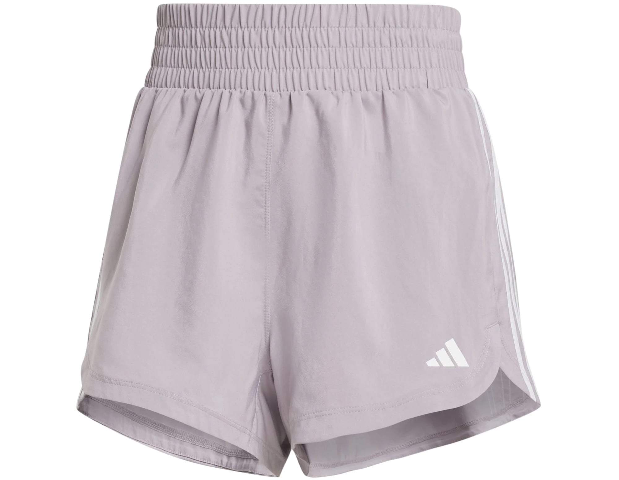 adidas Women's Pacer Training 3-Stripes Woven High-Rise 3" Shorts ...