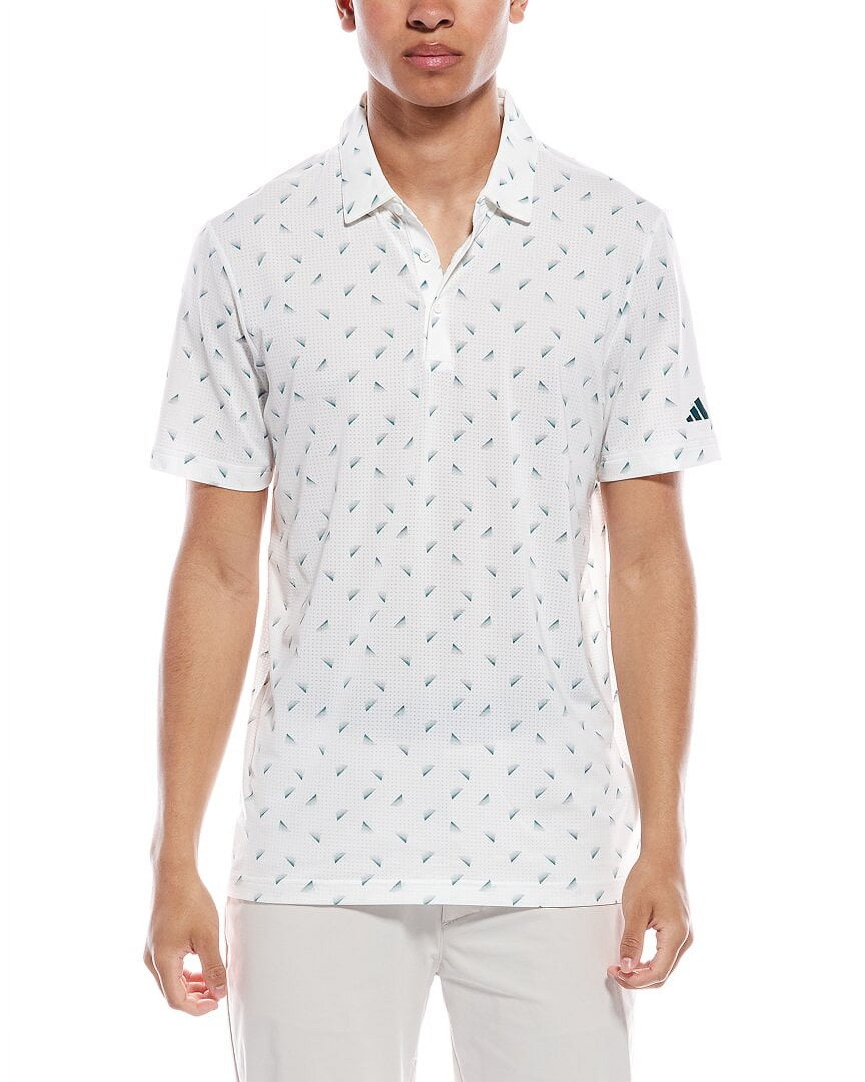 Adidas Golf Men's Ultimate365 Printed Mesh Polo Shirt, 2X-Large White ...