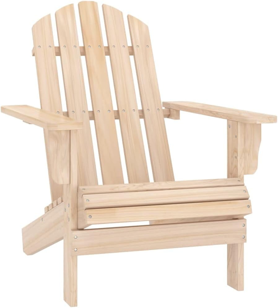 adirondack chair, solid wood lounge patio chair for garden, lawn chair ...