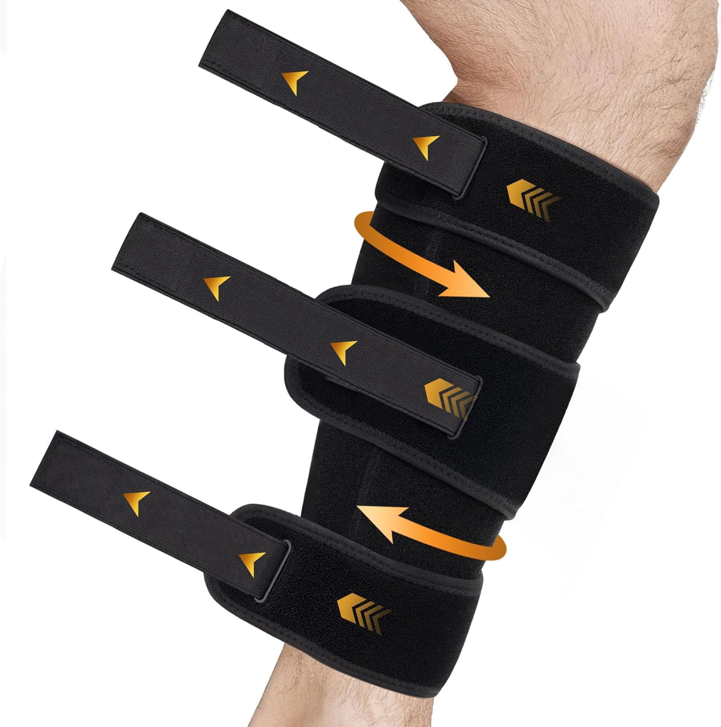 adjustable calf brace for men women, lower leg compression wrap, calf ...