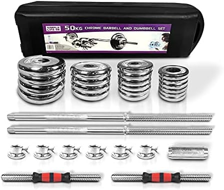 adjustable dumbbells set 44 lb / 66 lb / 110 lb home weight lifting ...