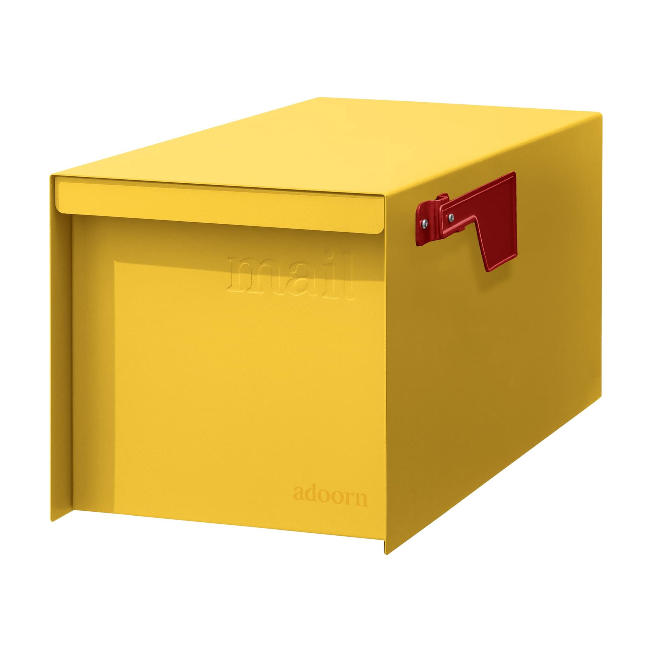 adoorn Post Mount Mailboxes, 9.5 x 9.5 x 20.75 (HxWxD) Large ...