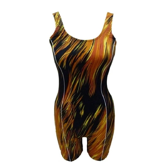 Adoretex Women's Sports Boyleg Unitard Fitness Swimsuits (FU002) - Gold ...