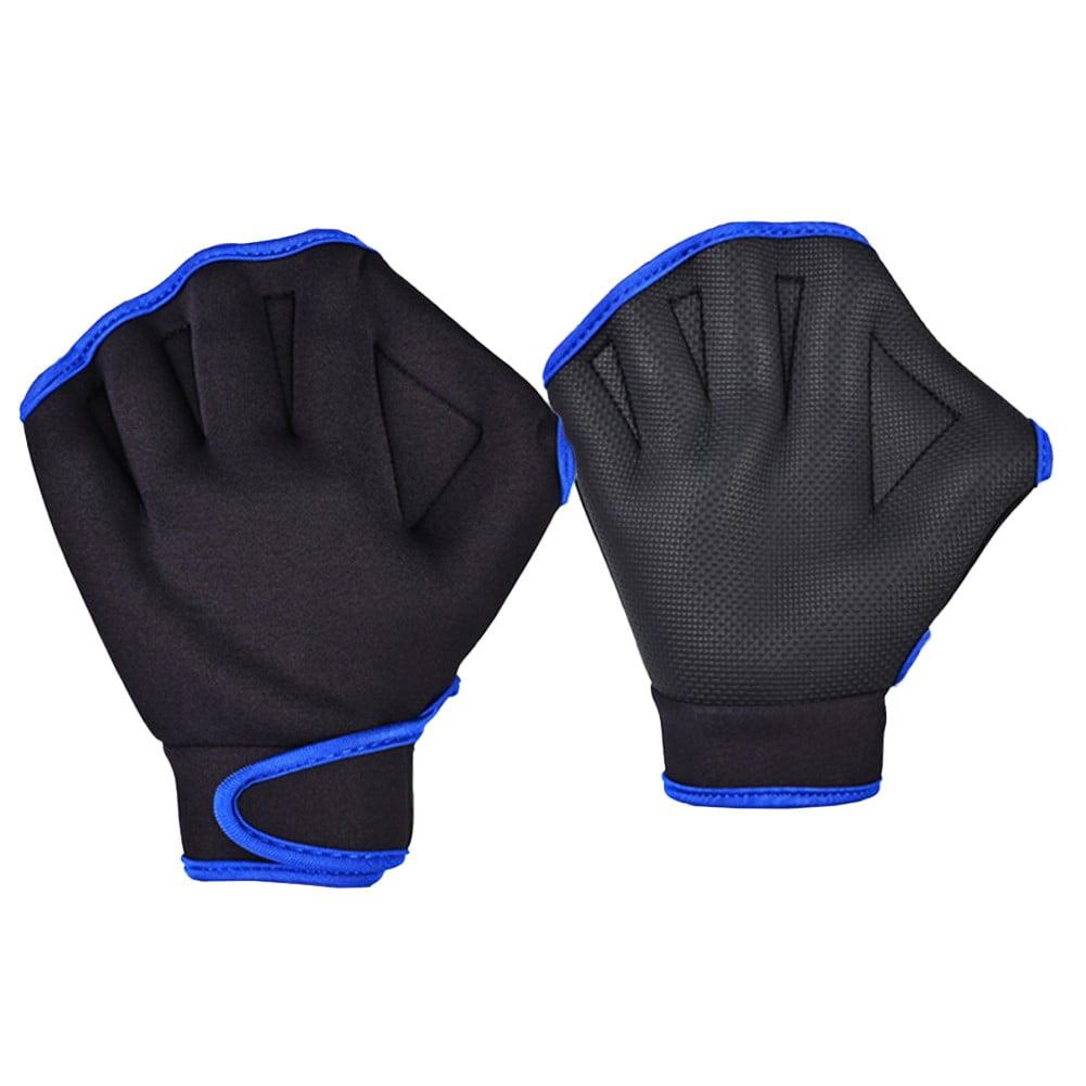 Adult Hand Fins Swimming Diving Gloves Aquatic Training For Surfing ...