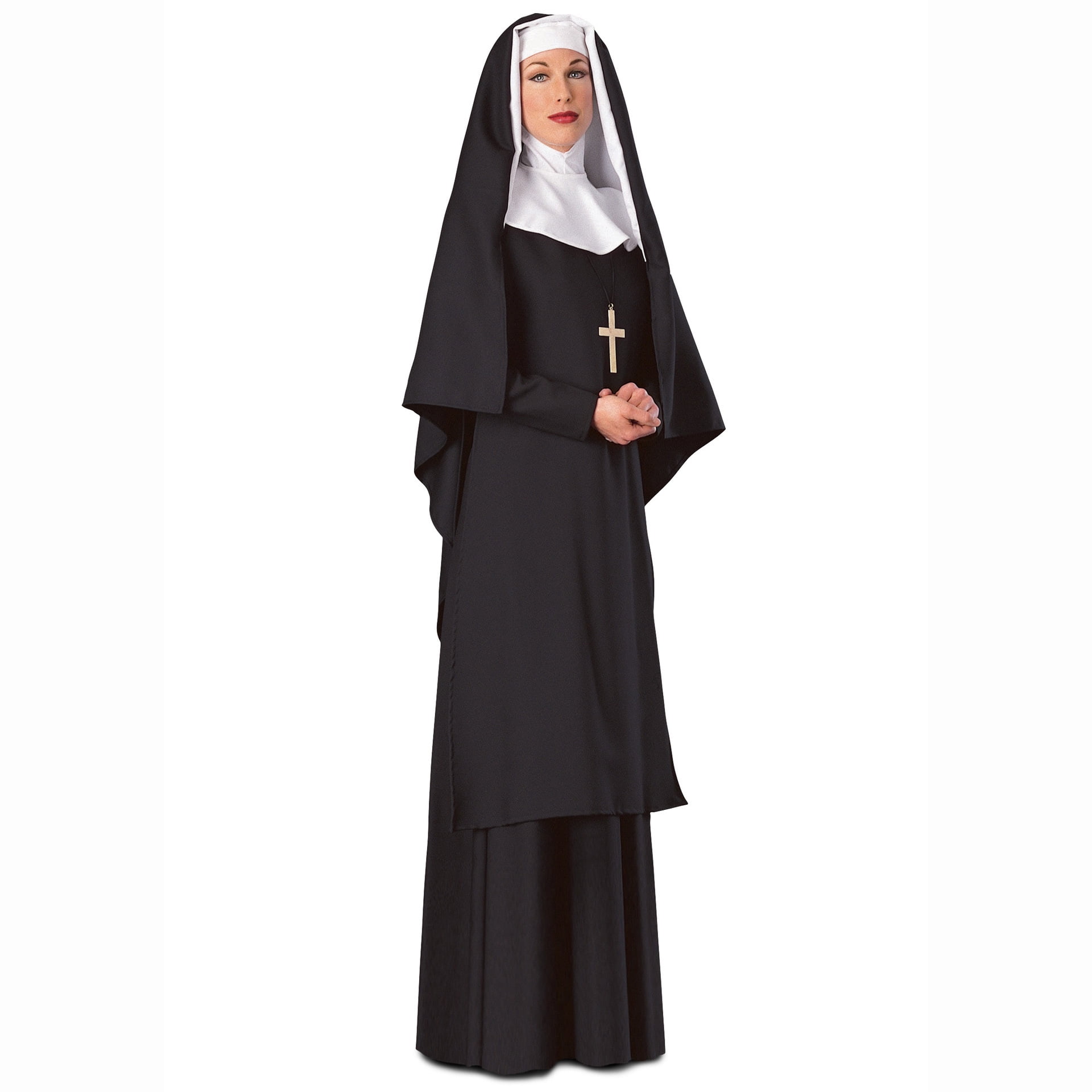 Adult Nun Cos Costume Stage Show Priest Virgin Mary Costume Halloween